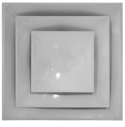 Ceiling Lay-In Modular Diffuser 24X24 with 2 Plates and Insulation - D ...