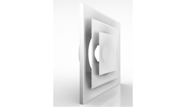 Ceiling Lay-In Modular Diffuser 24X24 with 2 Plates and Insulation - D ...